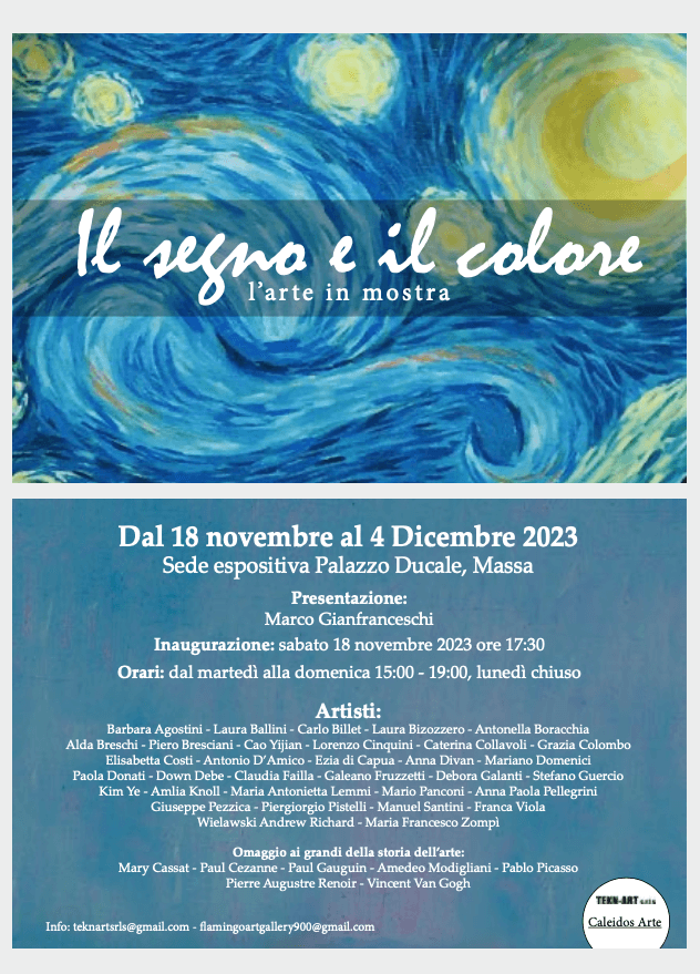 Massa, Palazzo Ducale: “Il segno e il colore (paesaggi, ambientazioni ...